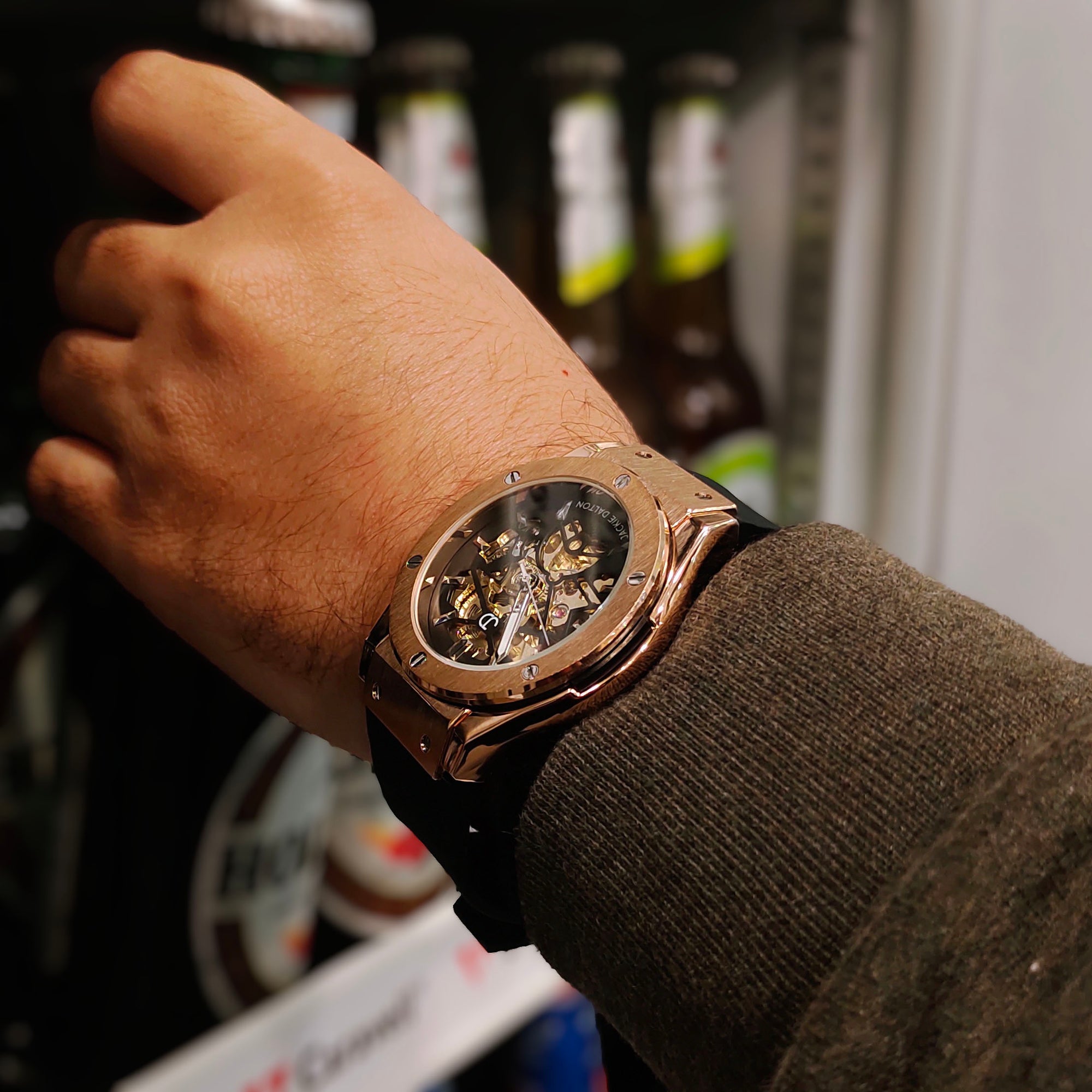 Bucharest Skeleton Automatic | Copper | Jackie Dalton Watches